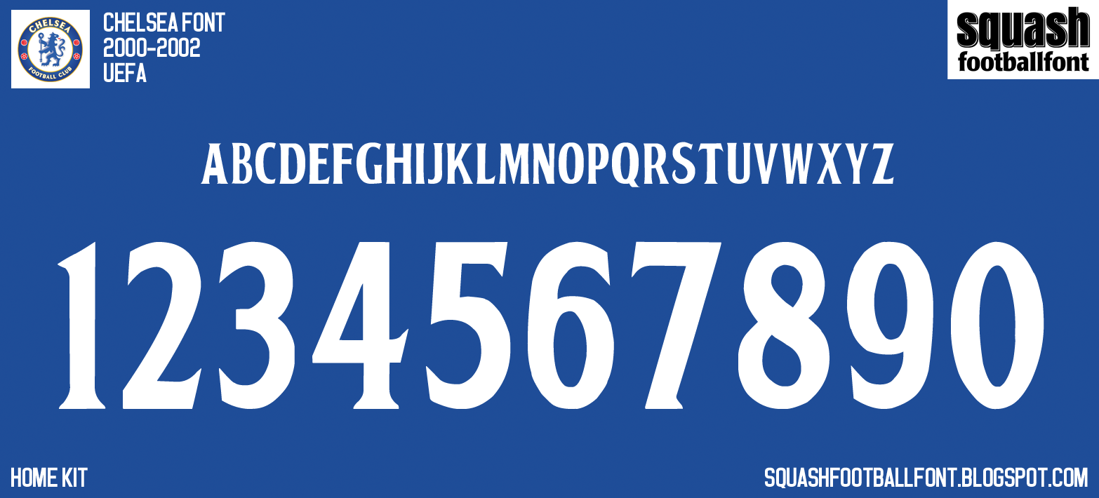 SFF: Chelsea 2000-2002 Font