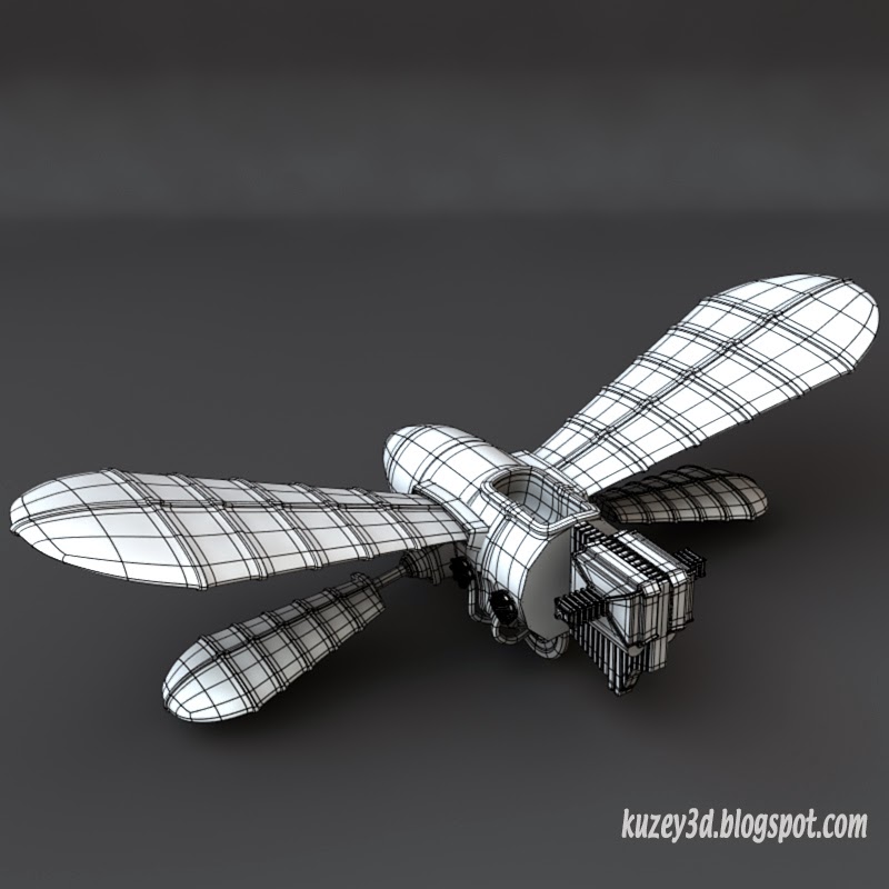 Butteridge's Flying Machine: Wip2