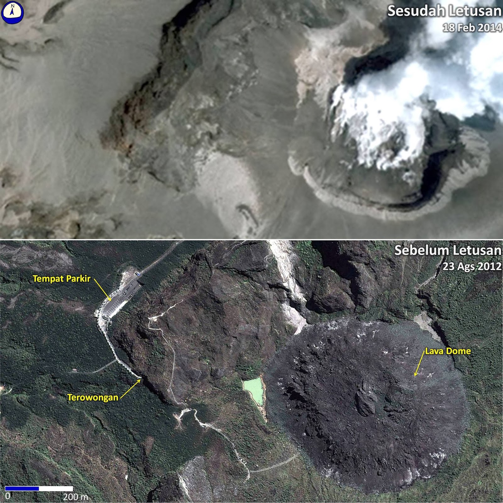 be a GEOGRAPH: GUNUNGAPI KELUD : Sejarah Letusan