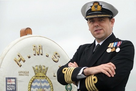 Globaldefencenews: New man at the helm for Royal Navy flagship
