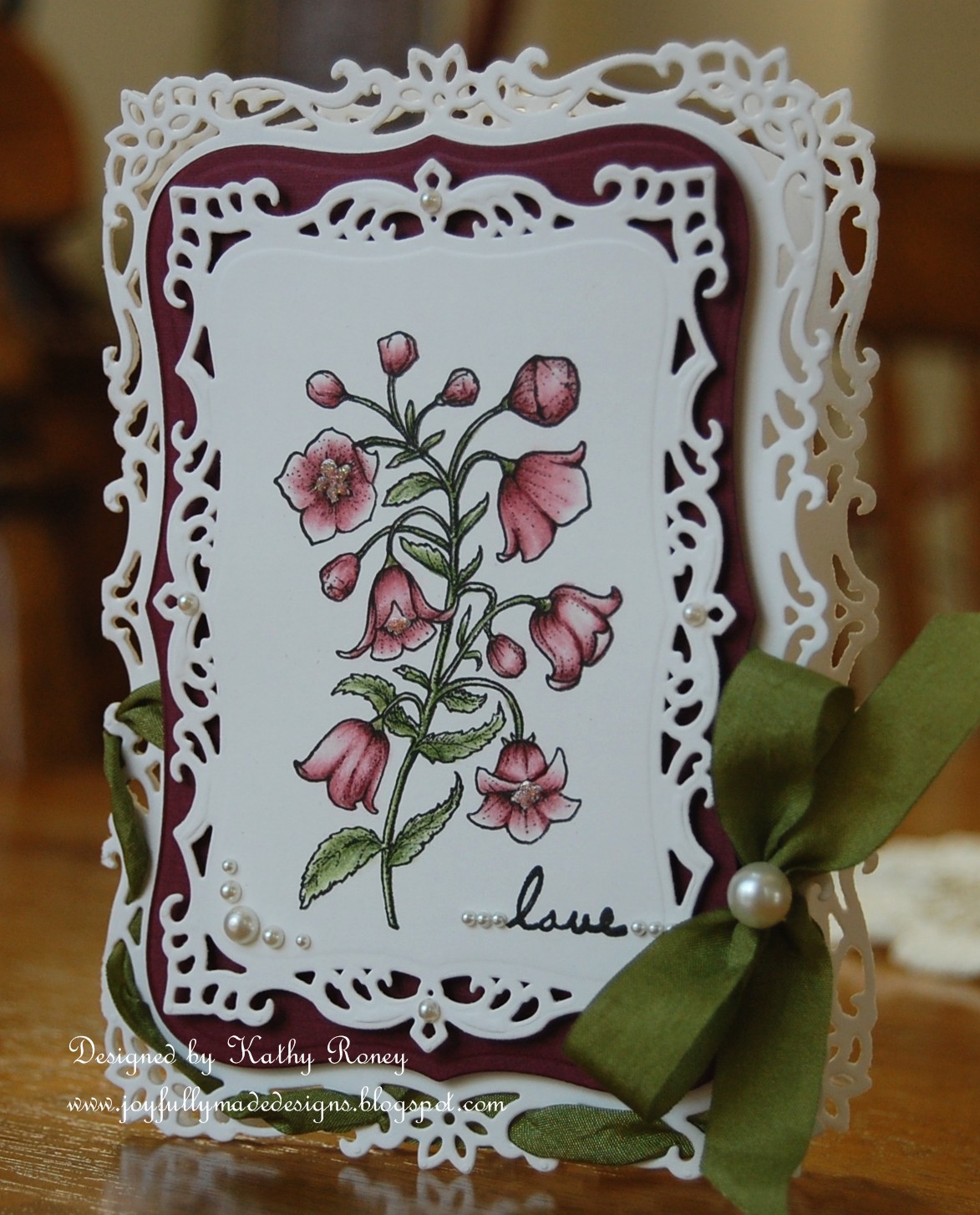 Joyfully Made Designs: Flowers With Love - Flourishes