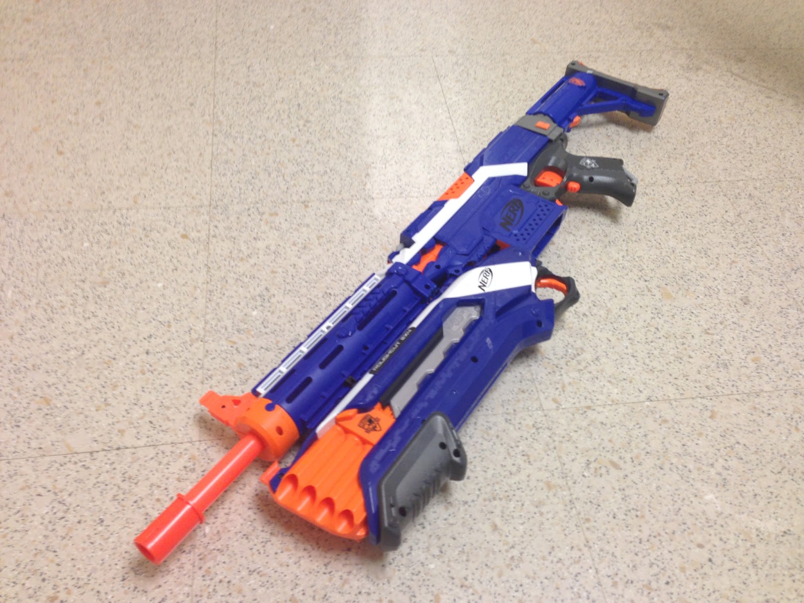 Strange (but awesome) behavior of a Rough Cut Masterkey : Nerf