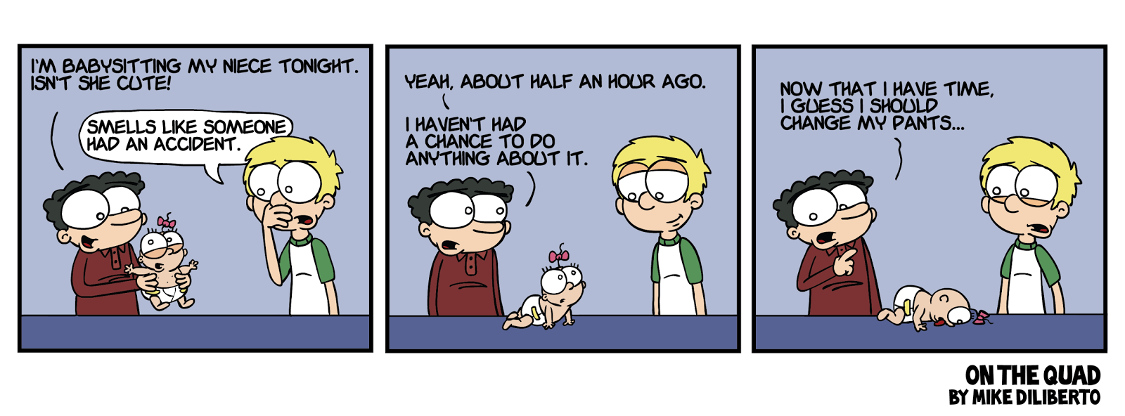 On the Quad by Mike Diliberto: NEW On the Quad COMIC!