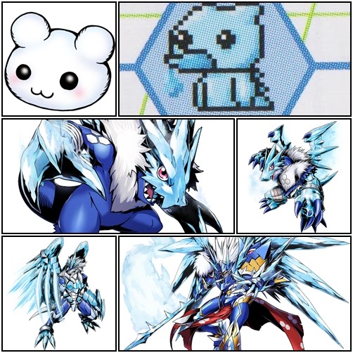 [Linhas Evolutivas] Blucomon from Hexeblaumon ~ MEU×DIGIMON