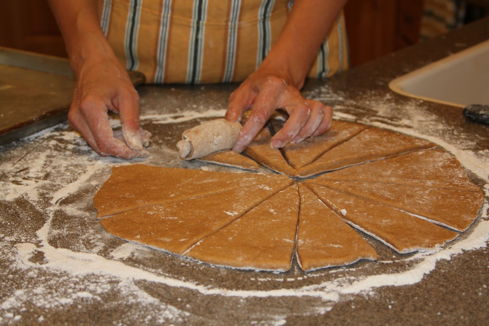 Whole Wheat 12 hour Butterhorn Dinner Rolls - Cooking With Ruthie