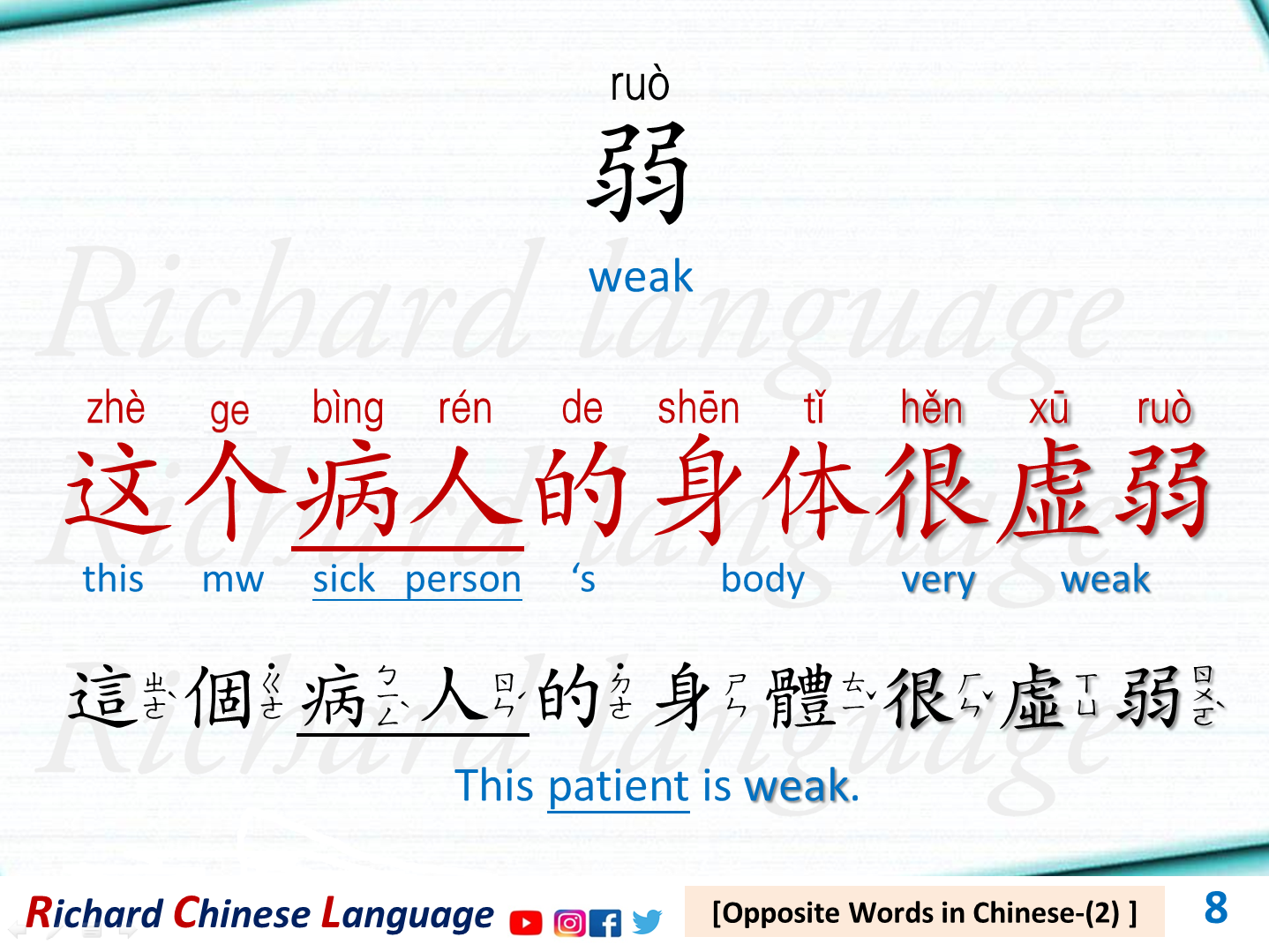 Richard Chinese: The Best Way to Learn Chinese: Opposite Chinese [2 ...