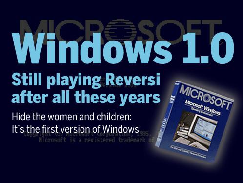 THE GRANDMA'S LOGBOOK ---: MICROSOFT 1.0 IS RELEASED: A NEW AGE WAS BORN