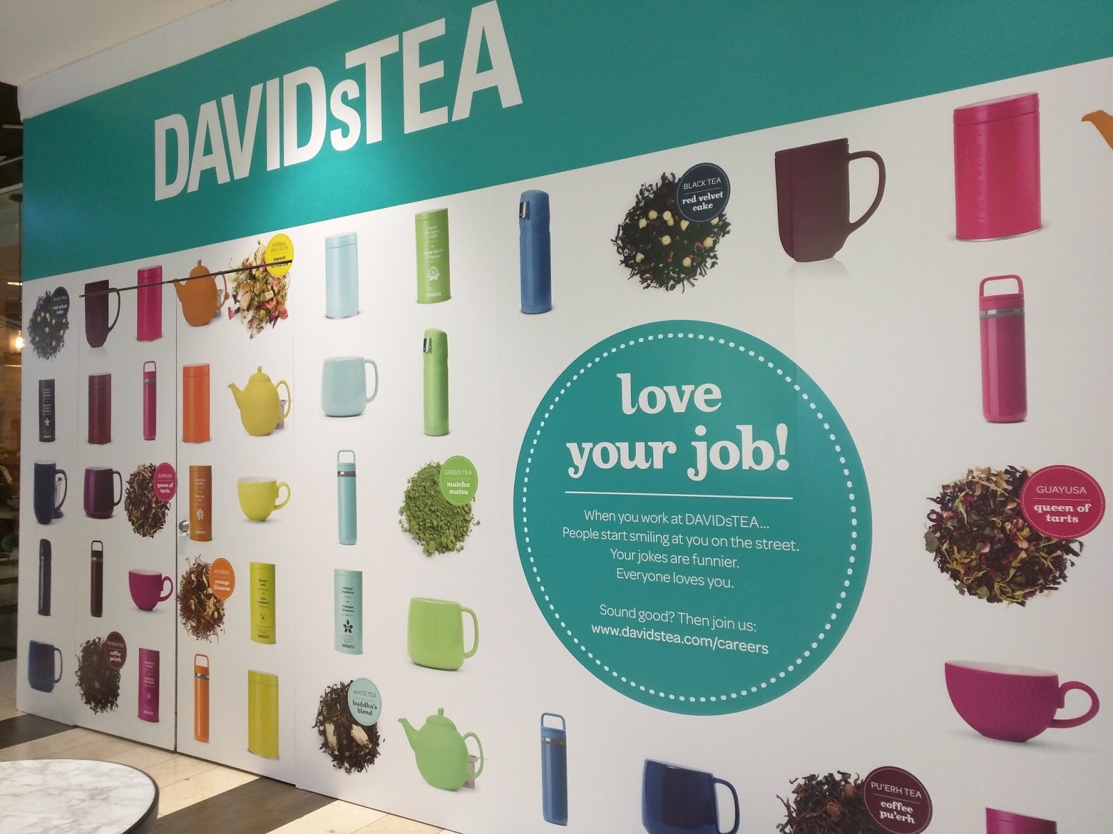 Robert Dyer @ Bethesda Row: David's Tea posts coming soon signage in ...