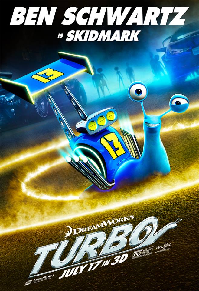 Get To Know The Snails In The New Turbo Character Posters ~ Kernel's Corner