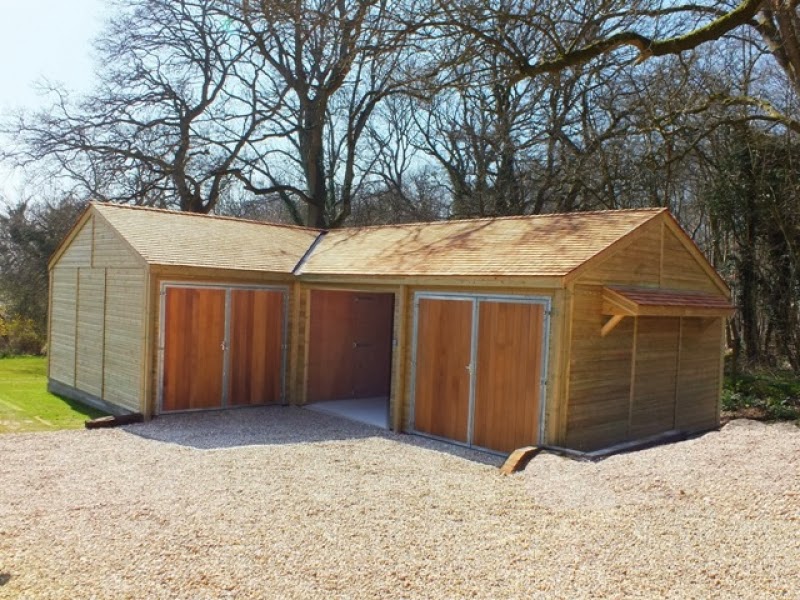 Jon William Stables: Double Wooden Garage