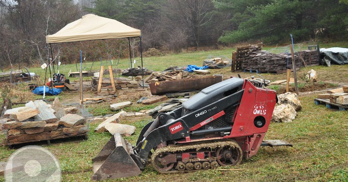 ROCKIN WALLS: Equipment - "Dingo" Walk Behind Mini Skid Steer