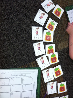 First Grade Fabulous Fish: Addition Math Centers