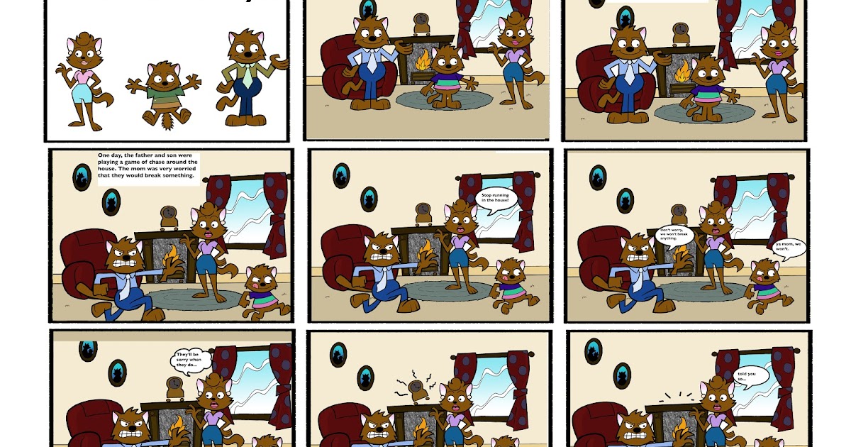 Lorelei's Portfolio : 9 Panel Comic Strip