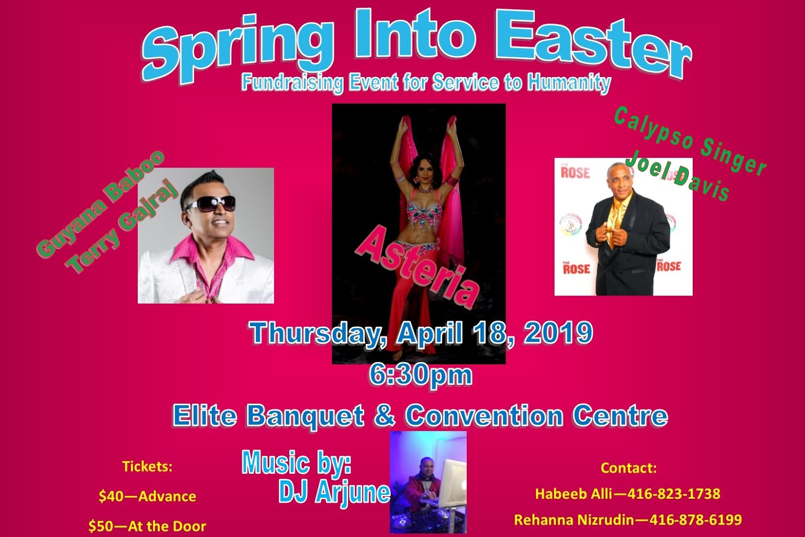 C.A. Confidential: Spring Into Easter @ Elite Banquet Hall, Toronto, ON ...