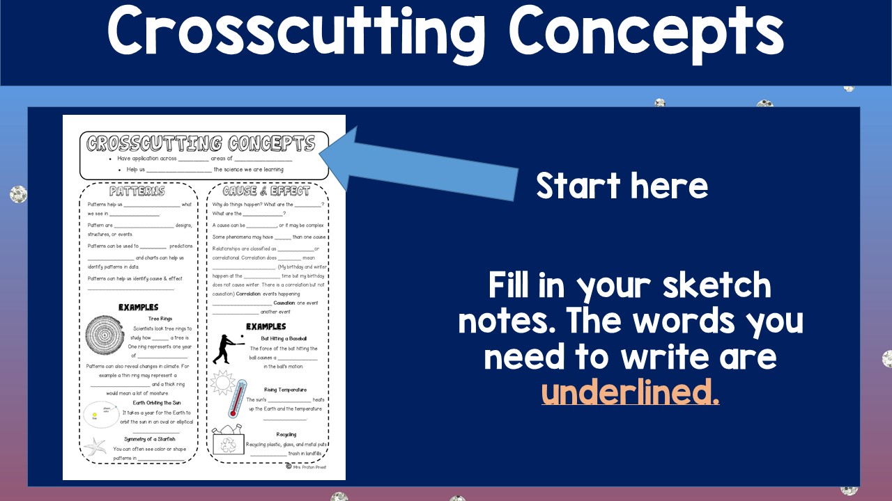 NGSS Crosscutting Concepts for the Middle School Classroom- Notes, PPT ...