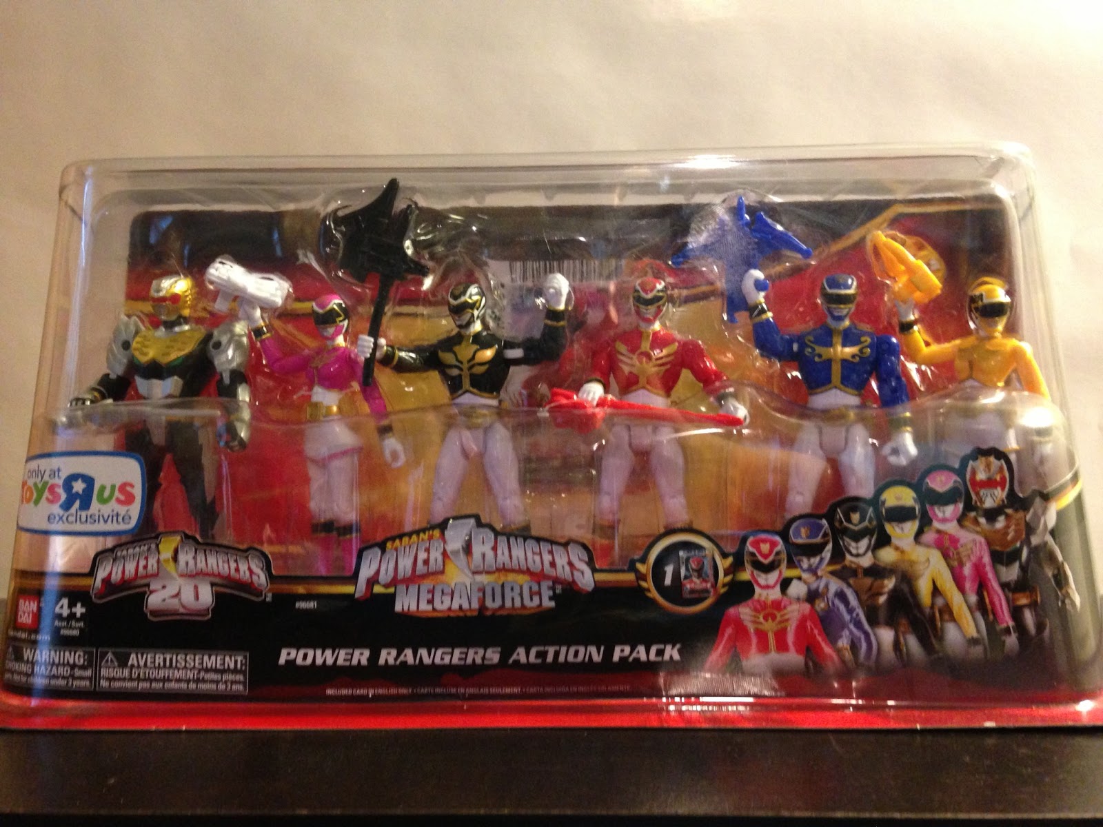 Figured Out: Megaforce Power Rangers Action Pack
