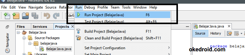 Belajar Menciptakan Agenda Pertama Hello World Java Di Netbeans ...
