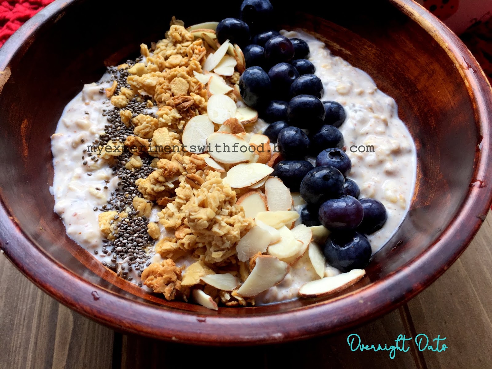 My Experiments With Food: Healthy Overnight Oats for Breakfast