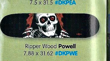 90's Skateboard Nostalgia: 1995 Powell 'Ripper' Skateboard Deck