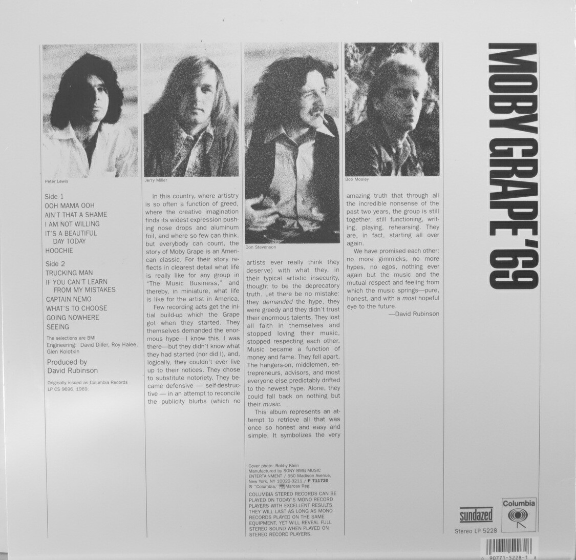 Classic Rock Covers Database: Moby Grape