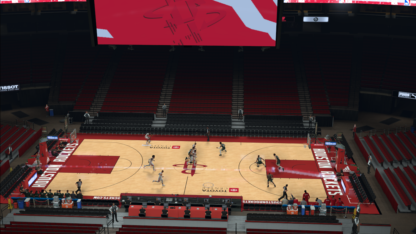 NBA 2K21 Realistic HD Rockets Stadium by SportsHub