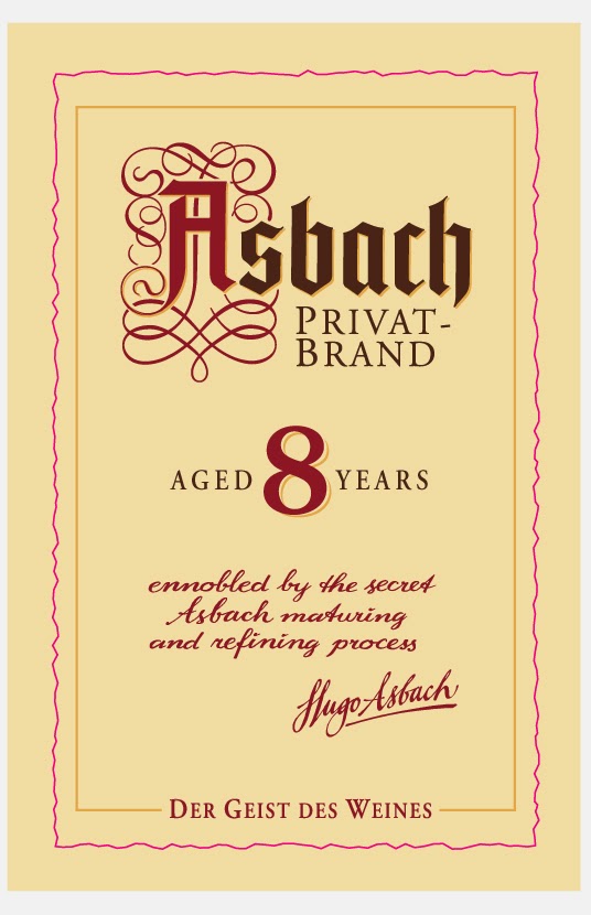 The Wine and Cheese Place: Asbach Uralt Brandy is back!!!