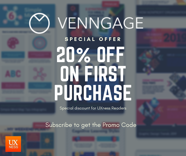 20% Discount on Venngage: The Infographic Maker ~ UXness: UX Design ...