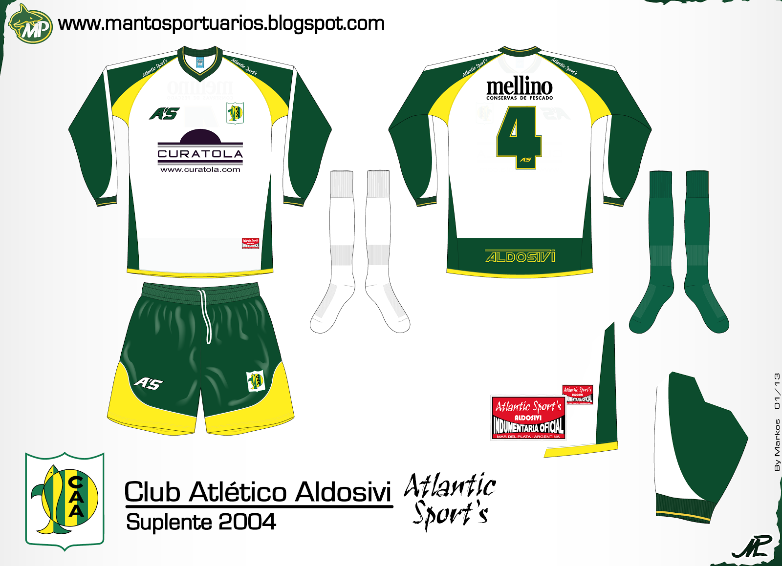 Mantos Portuarios: C. A. Aldosivi 2003-2004 Atlantic Sport's