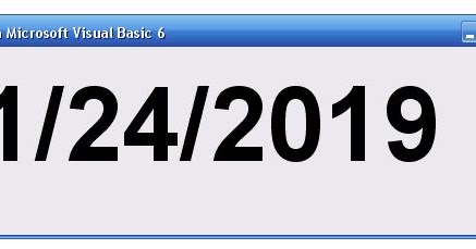Free Programming Source Codes and Computer Programming Tutorials: Present Date in Microsoft ...