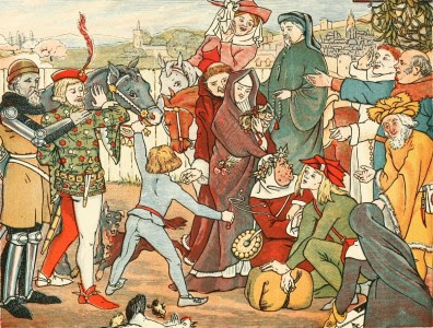 Picture of the 14th-century English society in The Canterbury Tales ...