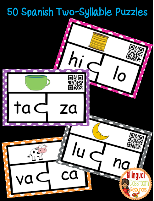 Effective Way to Practice Syllables In Spanish | Bilingual Classroom ...