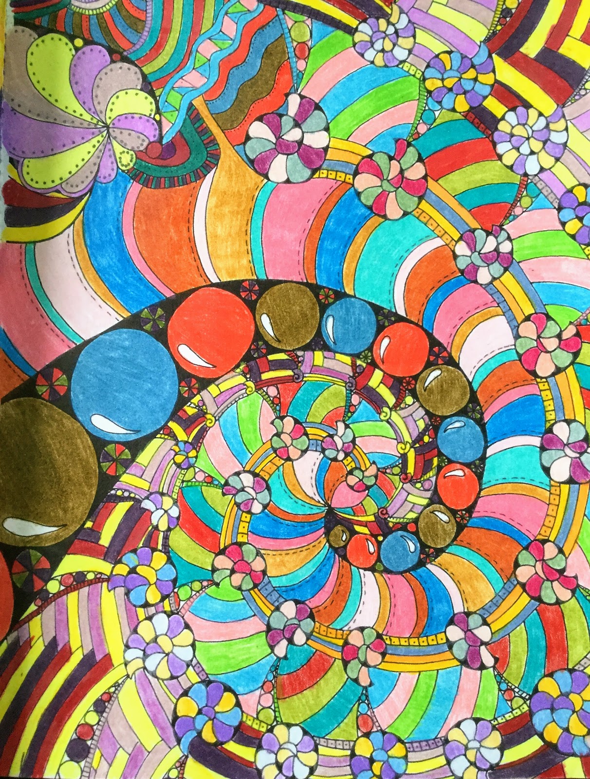 Perfectly Created Chaos!: Coloring Page and Prisma Color Combos