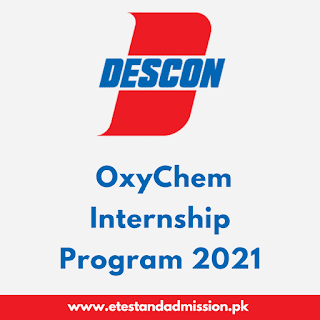Descon OxyChem Internship Program 2021 - Etest And Admission
