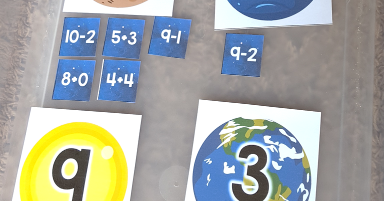 Space Themed Addition and Subtraction | Sara J Creations