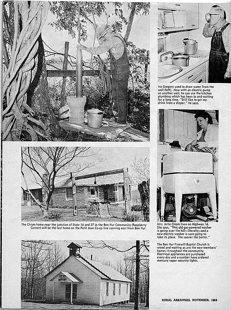 3 Sisters Family History: Ben Hur, AR Gets Electricity 1969