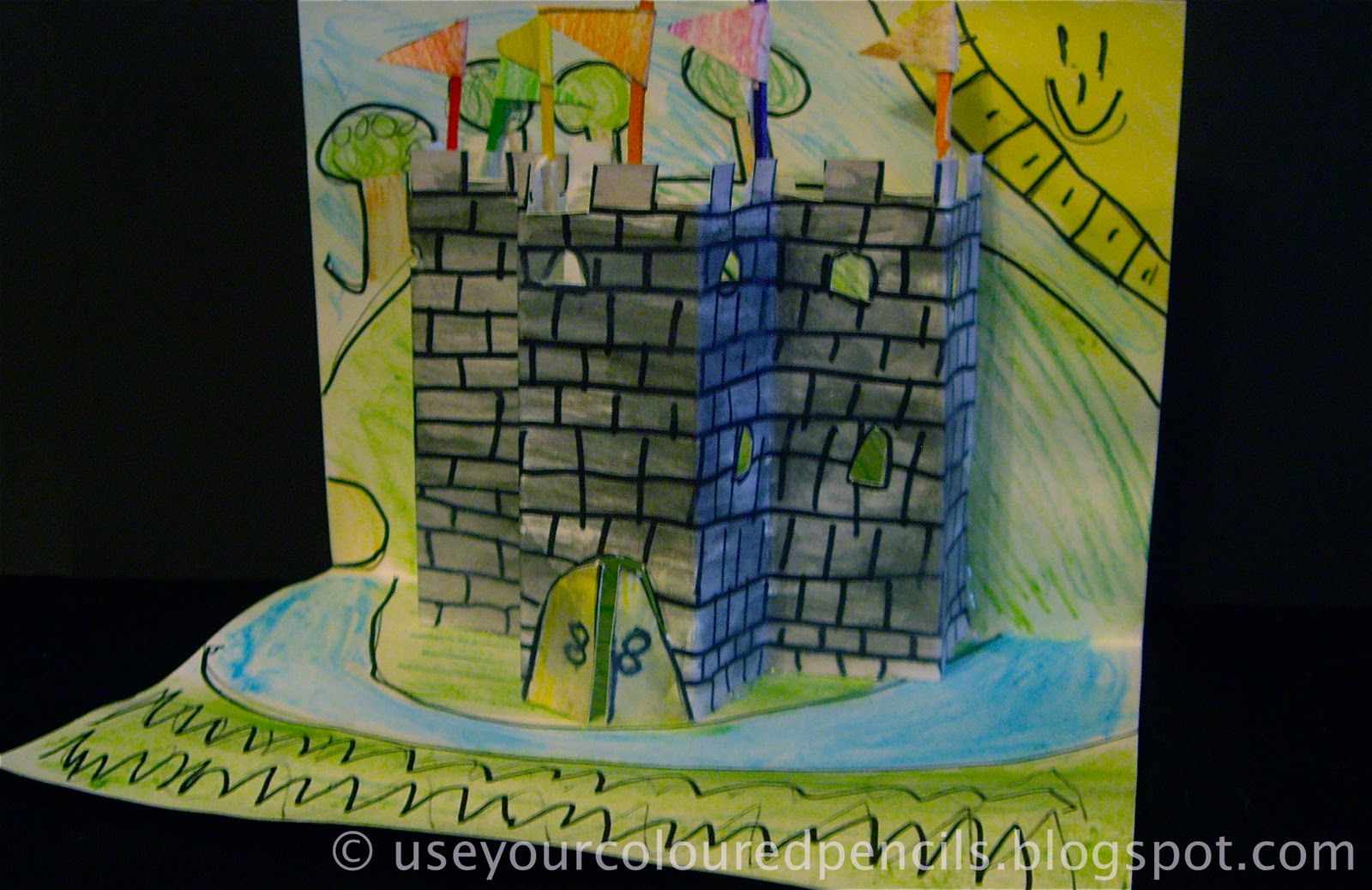 Use Your Coloured Pencils: Cardboard Castles