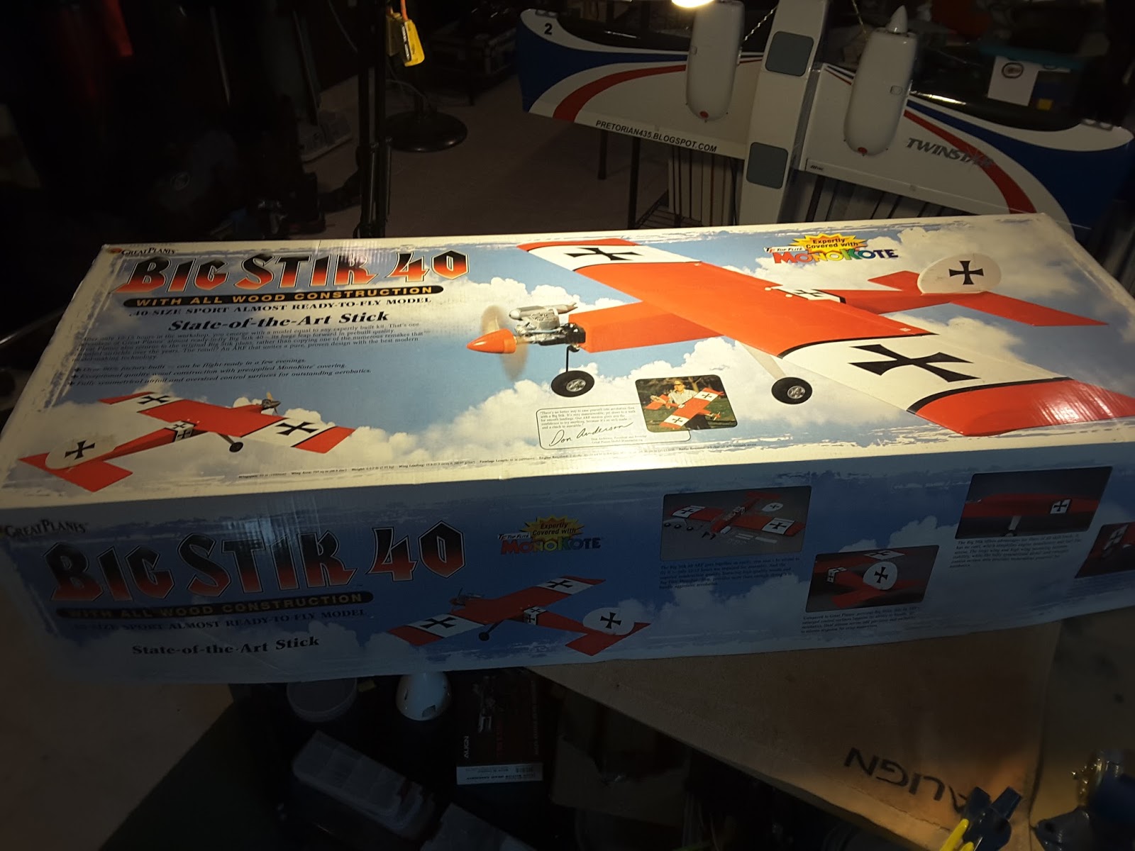 RC BLog: Pretorian 435: Great Planes Big Stik 40 Build Day 1