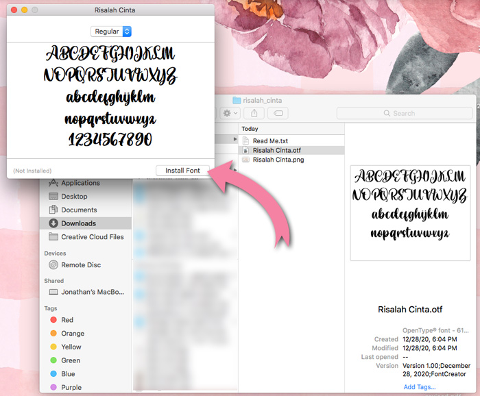 21 Free Feminine and Girly Fonts | i should be mopping the floor