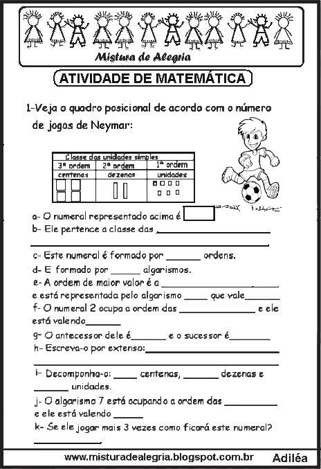 DIVERSAS ATIVIDADES DA COPA MUNDIAL,MATEMÁTICA E ALFABETIZAÇÃO NO JEITO ...