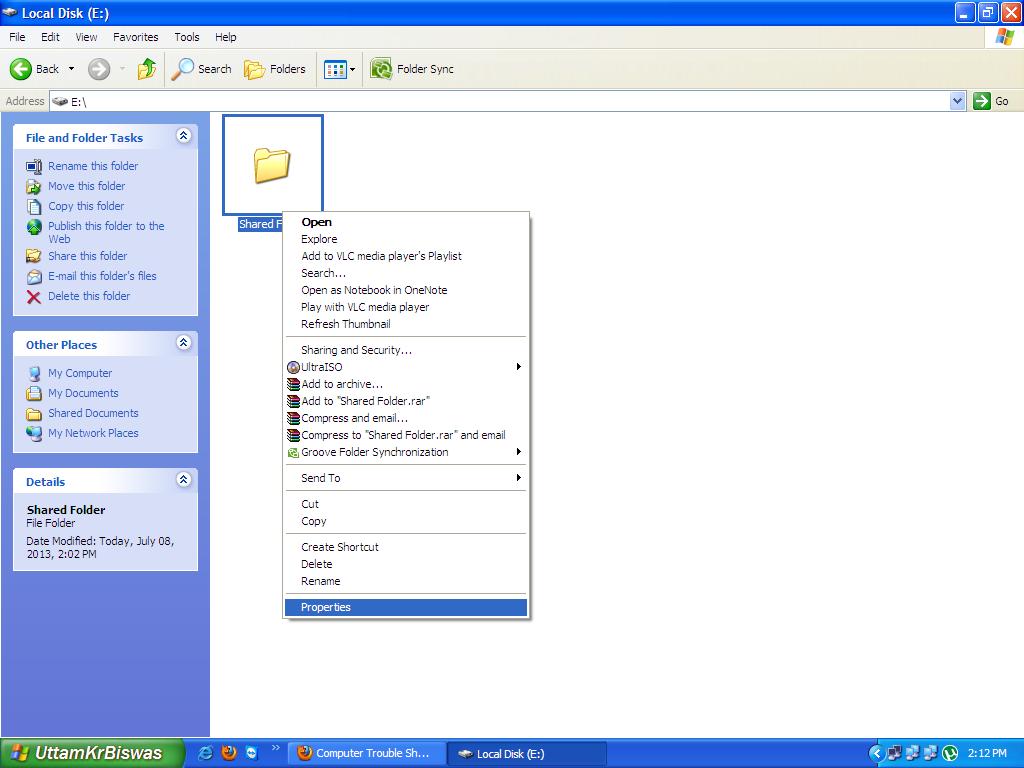 Windows XP File Sharing - Computer Trouble Shooting & Tips&Tricks