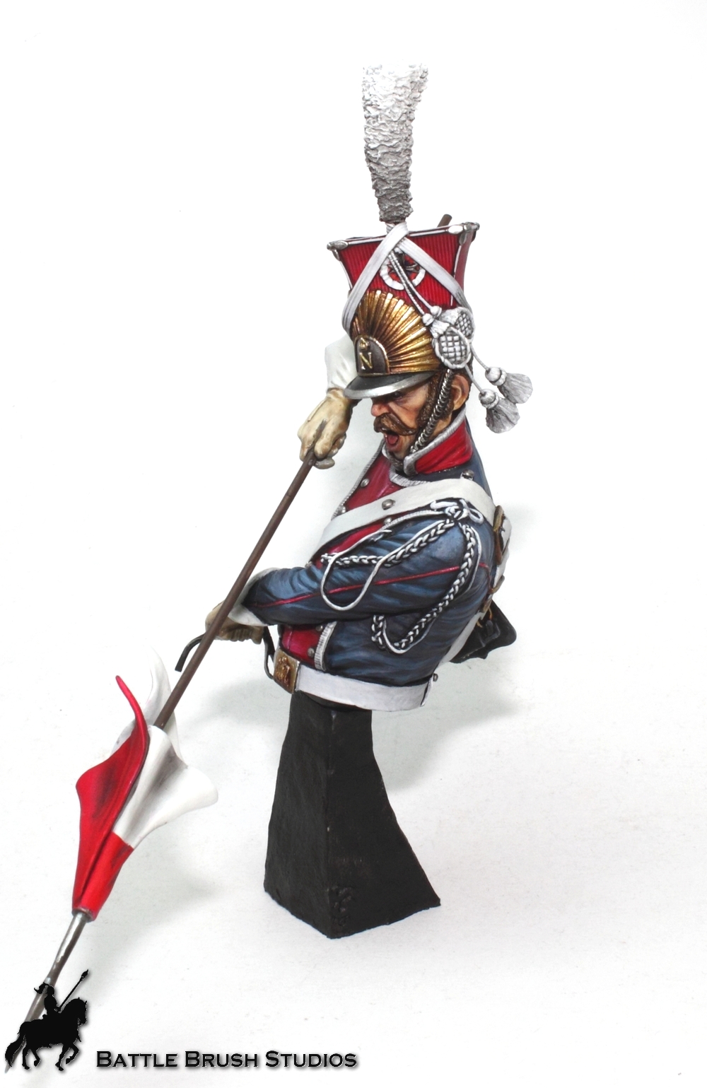 Battle Brush Studios: Showcase: Polish Lancer 200mm Bust