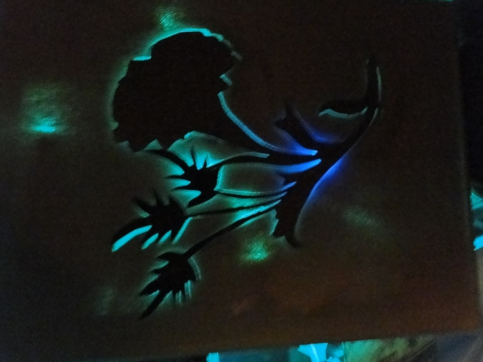 Mistress of my Domain: Backlit Paintings