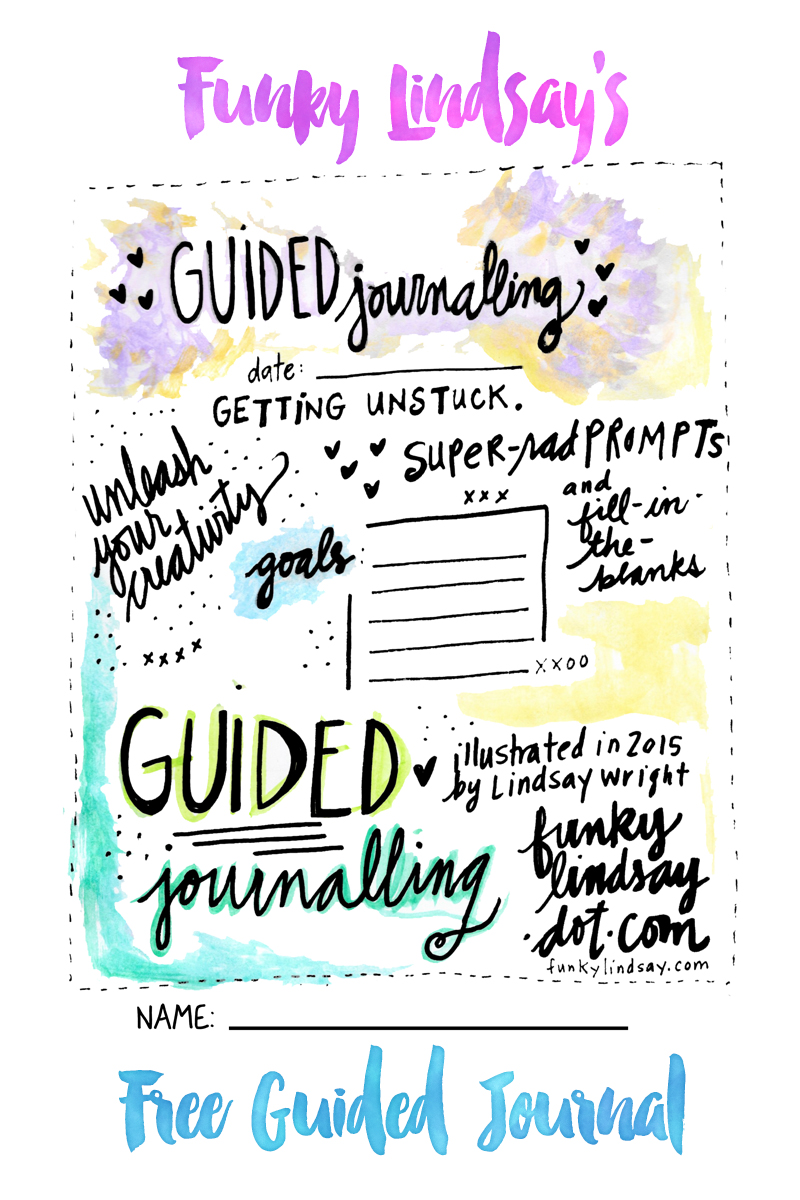 DLOLLEYS HELP: Funky Lindsay's Free Guided Journal