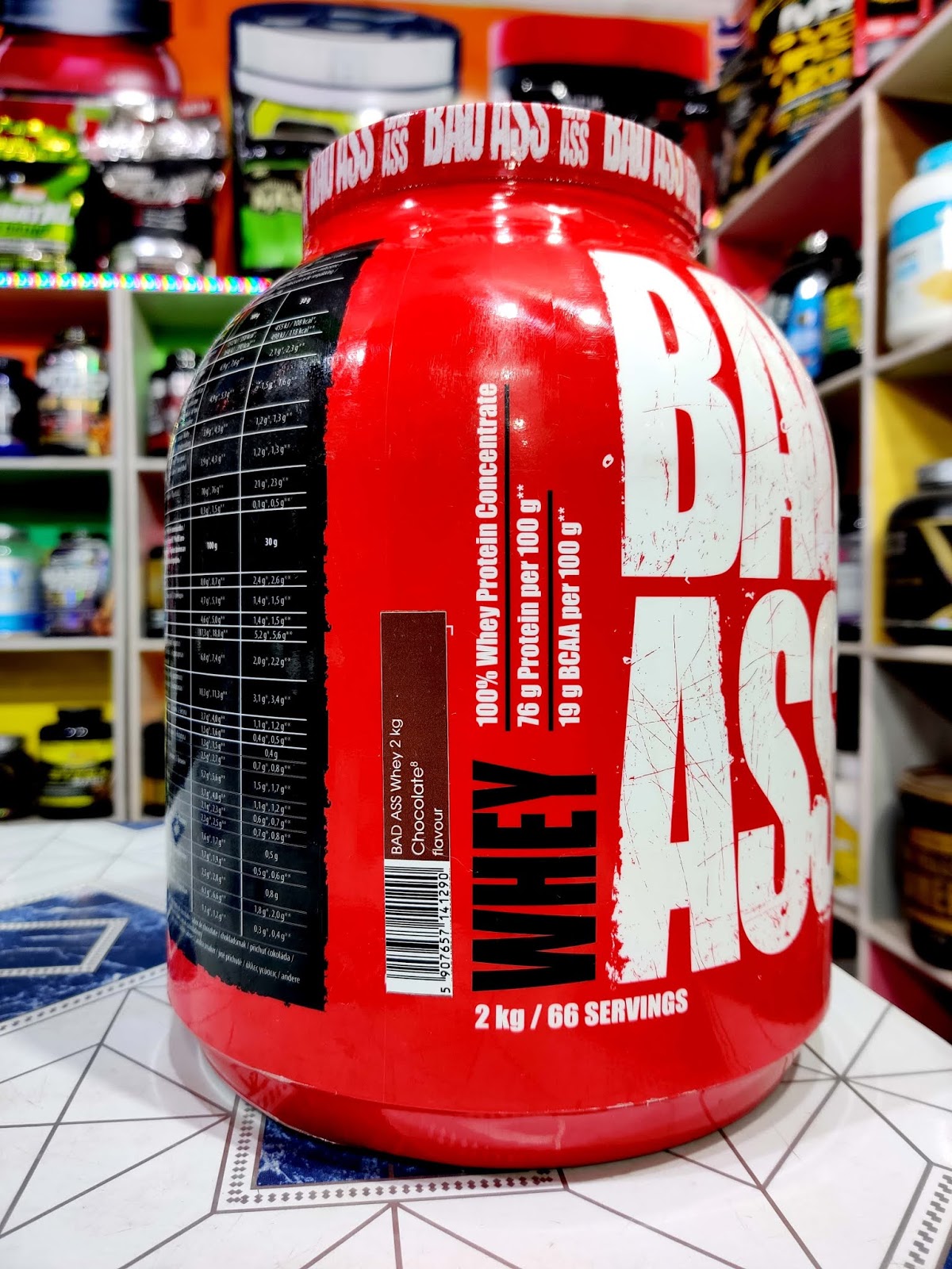 Bad Ass Whey Protein 66 Servings Ncrfs