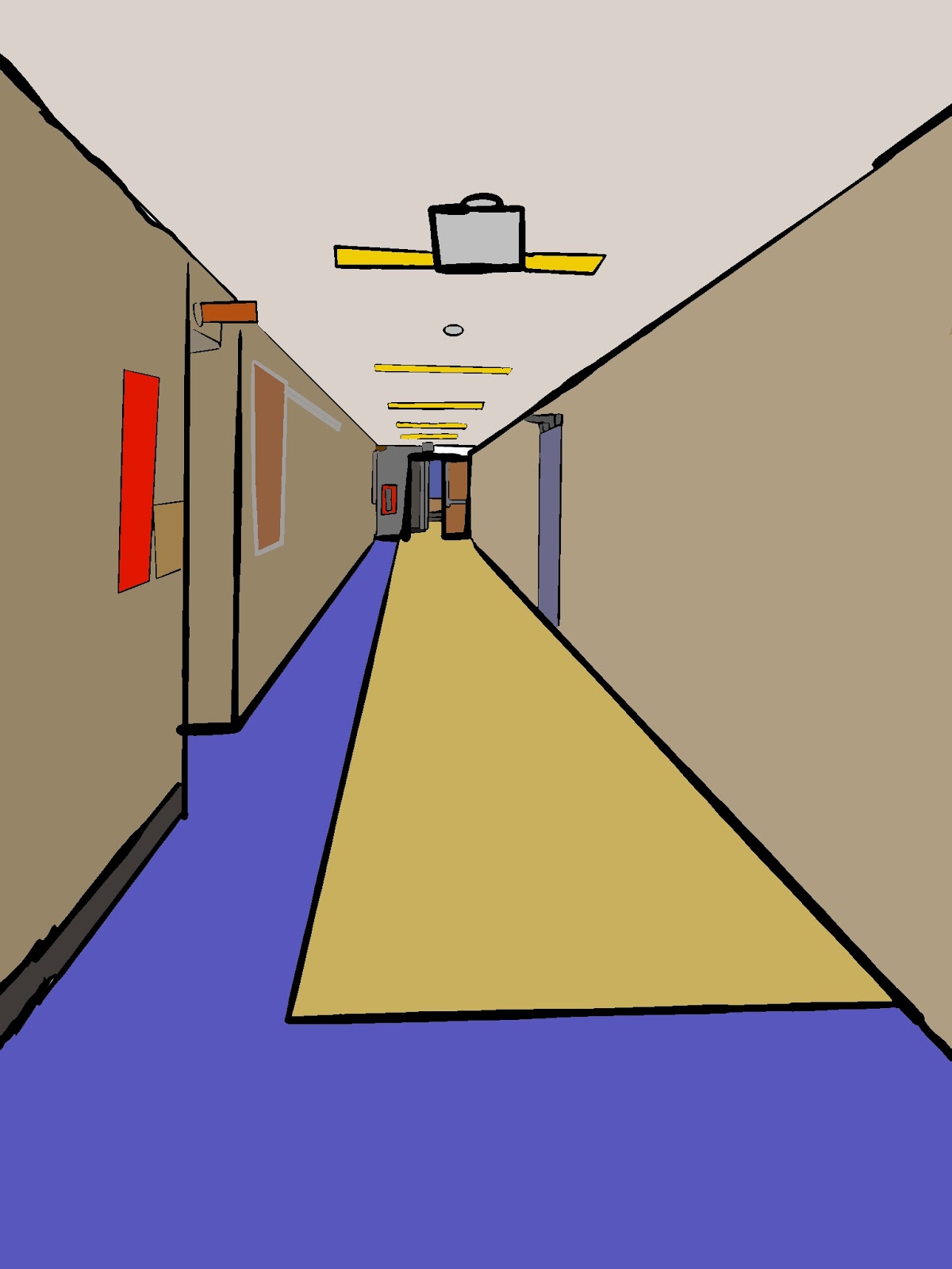 The Speckled Sink: 3rd Grade Digital Perspective Drawings