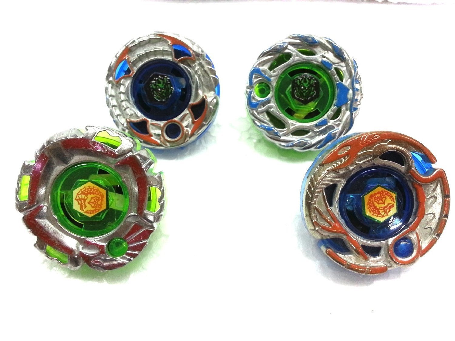 amazon shopping: Toyshine 4 BIG Metal Beyblades with LED Lights, 4 ...