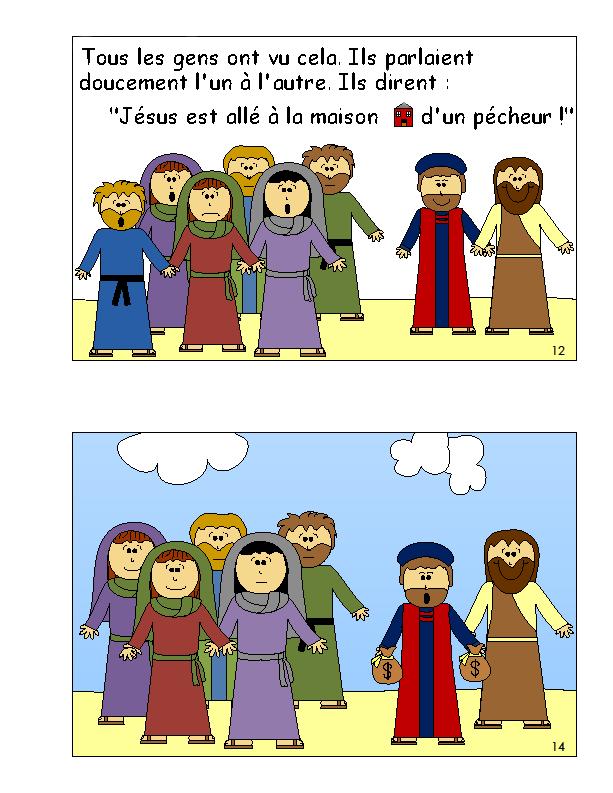 BD sur le récit de Zachée