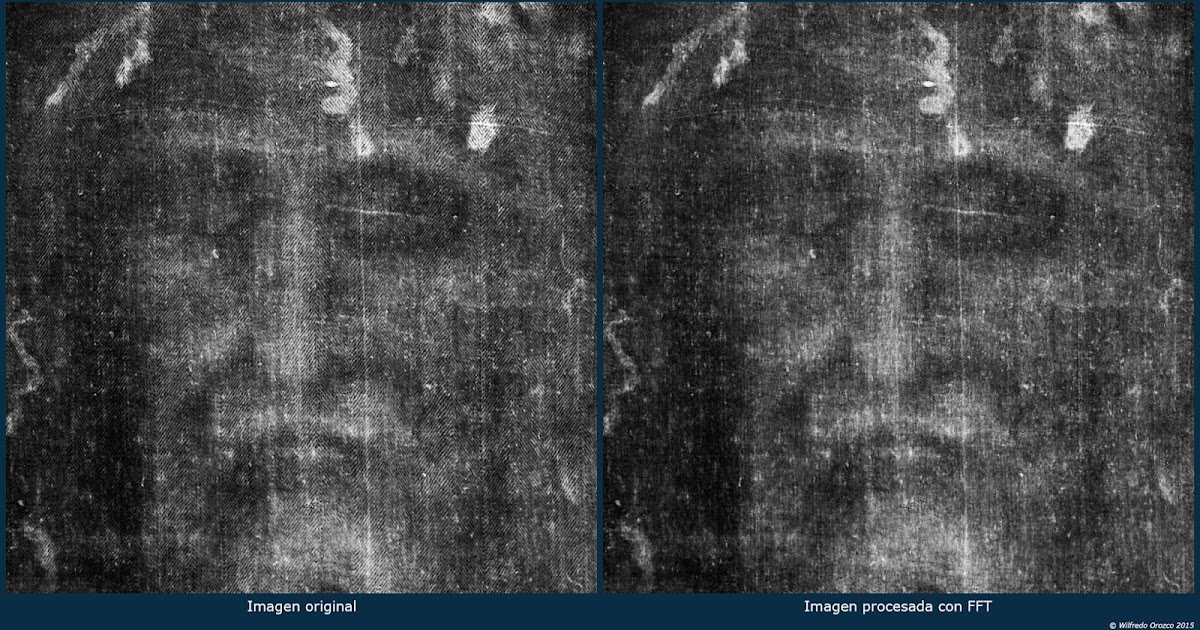 El Blog de Espacial.org: Imagen del Sudario de Turín procesada con la ...