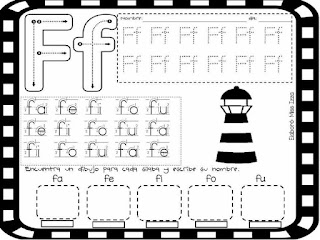 Cuadernillo de trazos de sílabas