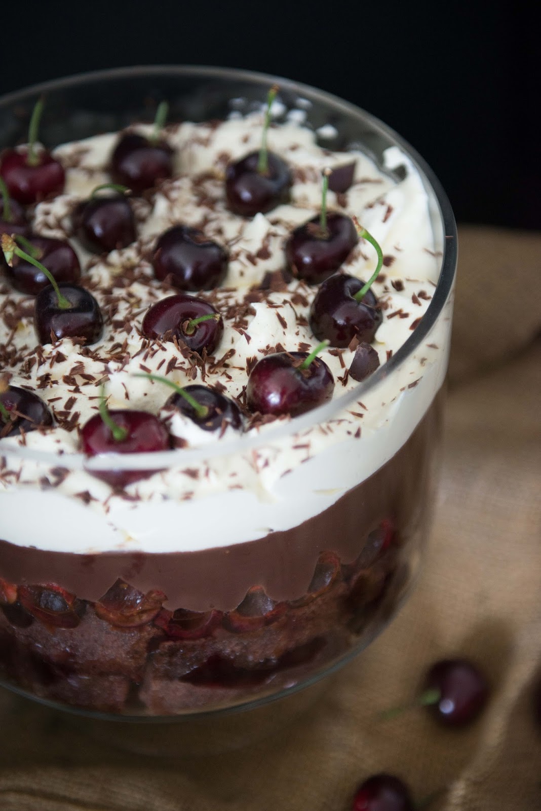 A Chocolate Cherry Trifle Celebration | Mia Loves Pretty